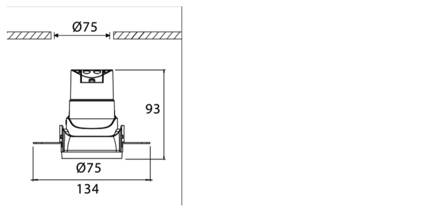 Varros Round Trimless Wall Washer - Davis Lighting